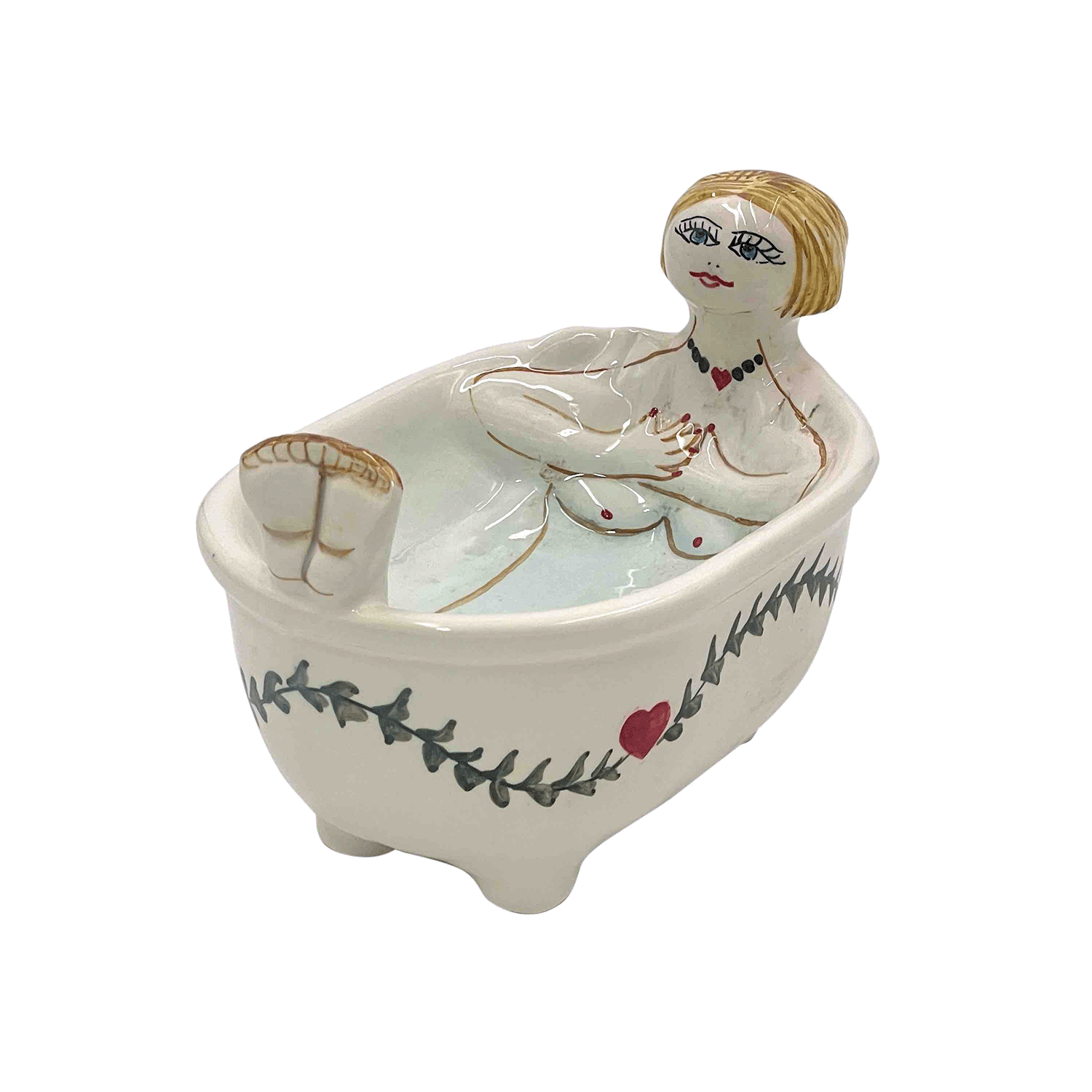 Valentina Bath Soap Dish Villa Bologna Pottery