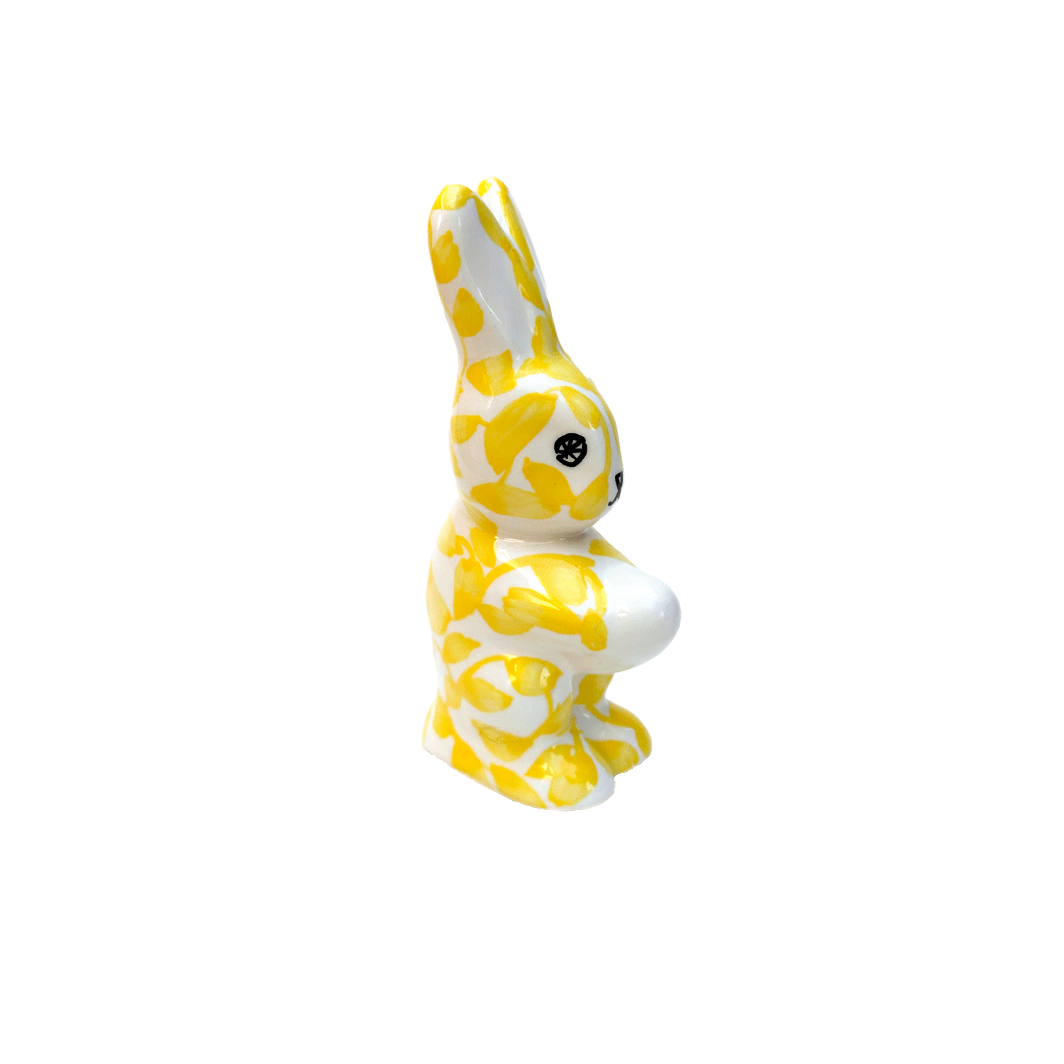 Yellow Scroll Bunny – Villa Bologna Pottery