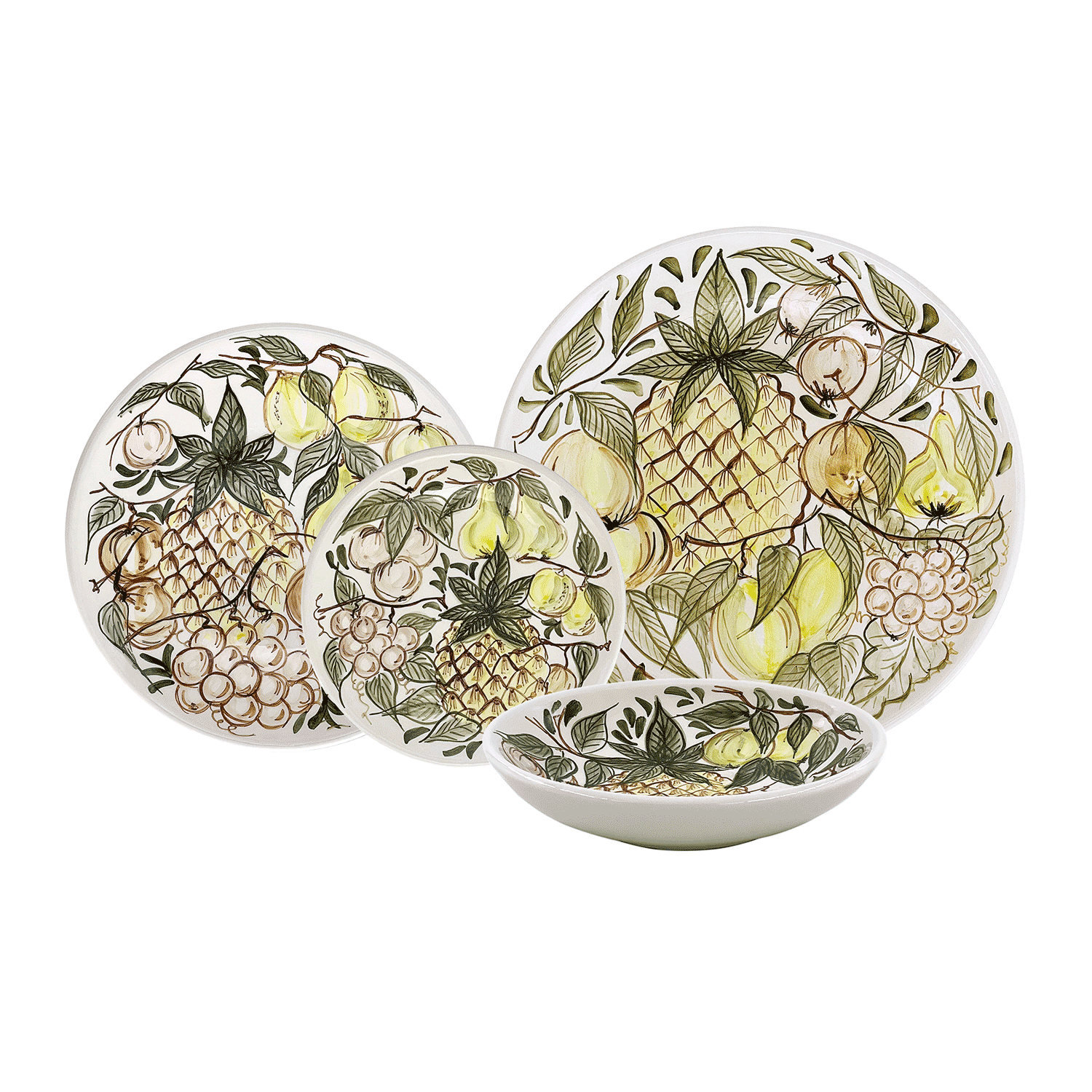 Fruit Dinner Set (16 Piece) | Villa Bologna Pottery