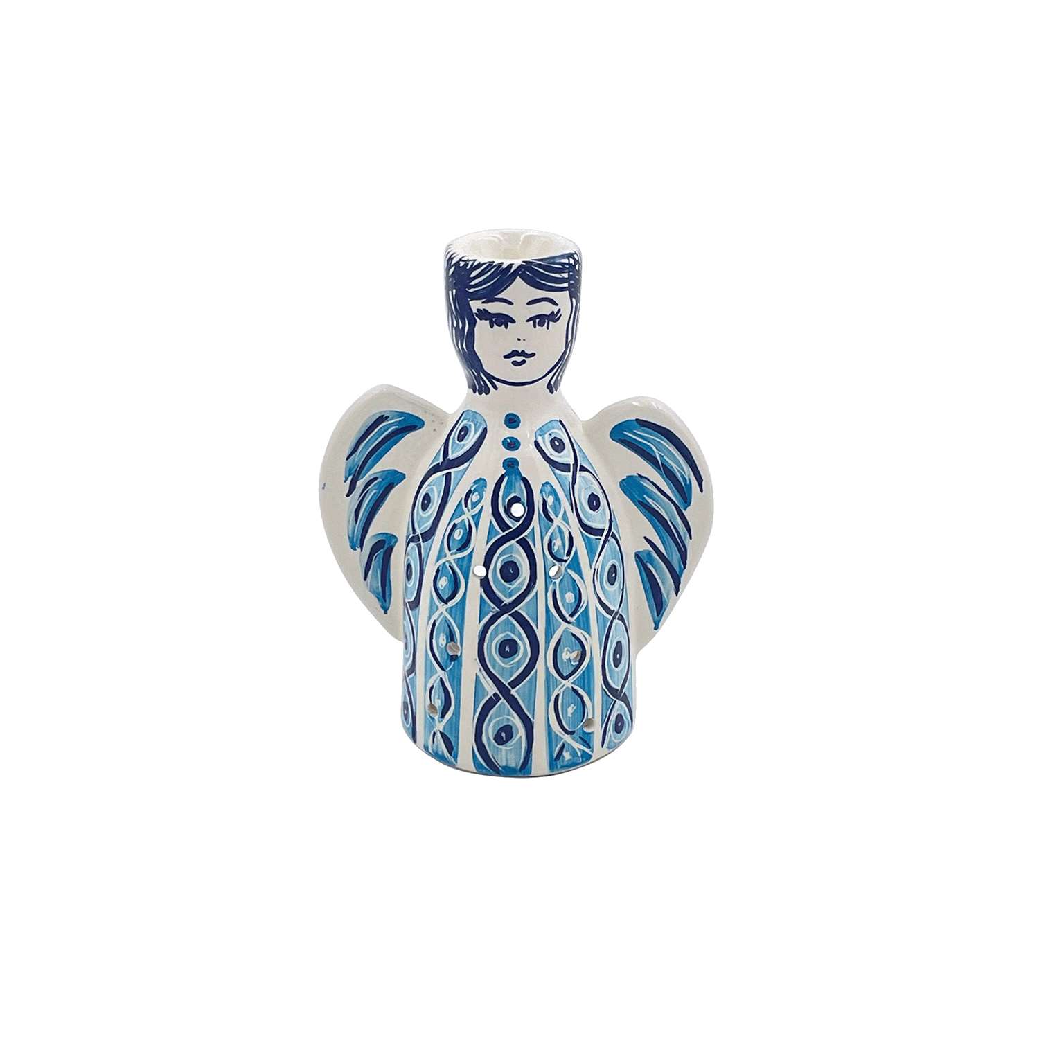 Blue Angel Tea Light | Villa Bologna Pottery