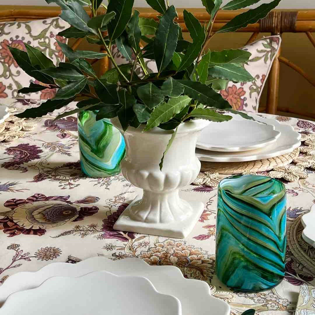 Ceramic Fluted Vase | Villa Bologna Pottery